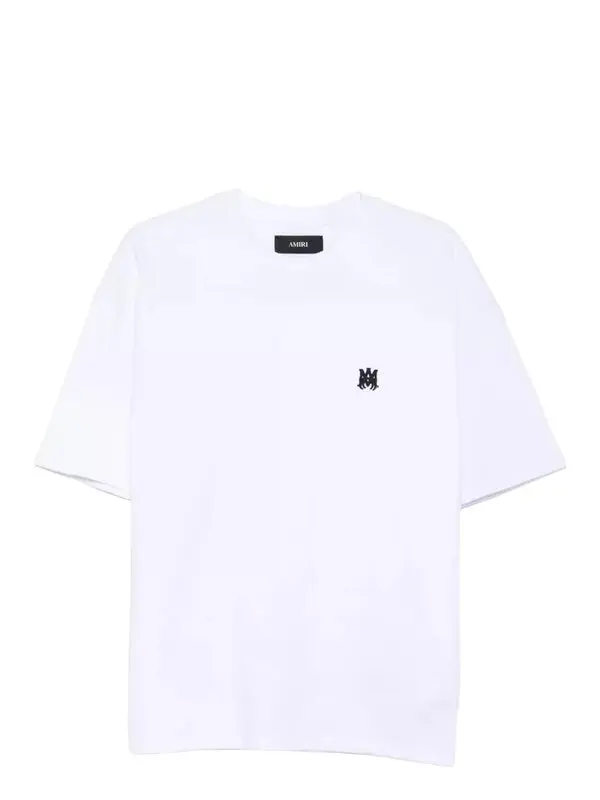 Amiri Logo-embroidered T-shirt - White
