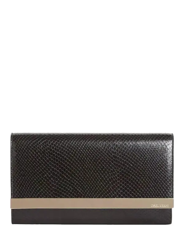 Dsquared2 Leather Clutch - Black
