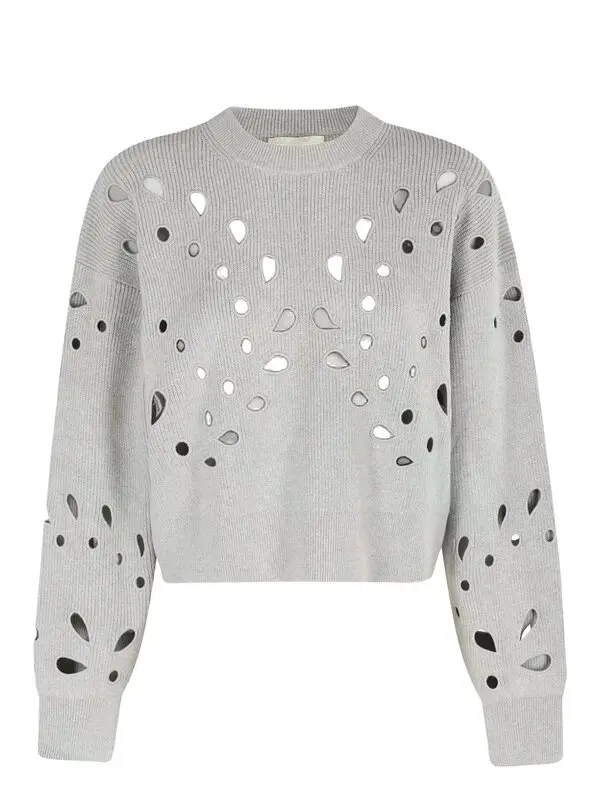 Ulla Johnson Cut-out Detail Sweater - Grey