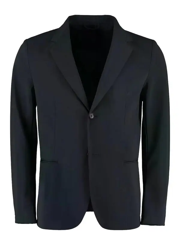 THE (ALPHABET) Single-breasted Blazer - Black