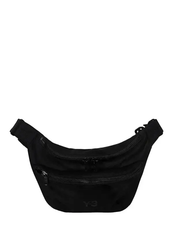Y3 Double-zip Belt Bag - Black