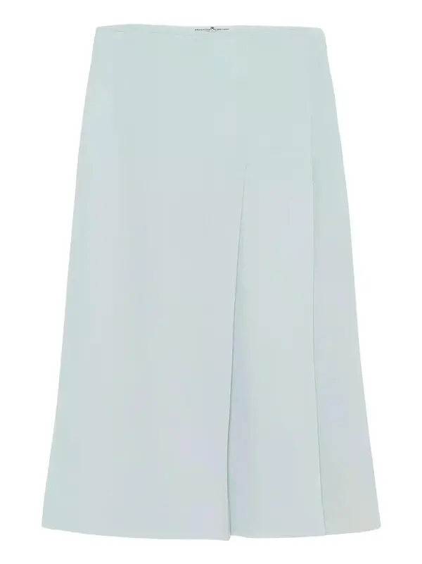 Ermanno Scervino Pleated Midi Skirt - Blue
