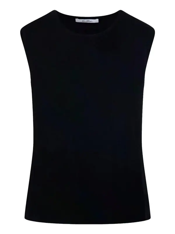 Max Mara Sleeveless Top - Black