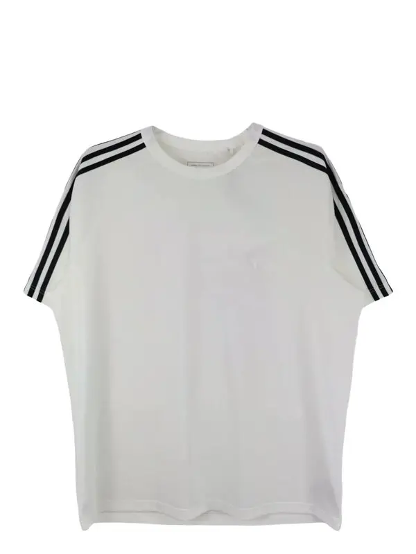 Y3 Three-stripe Short-sleeve T-shirt - White