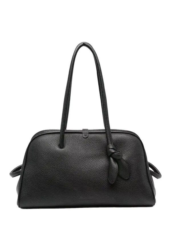 Jacquemus Leather Tote Bag - Black