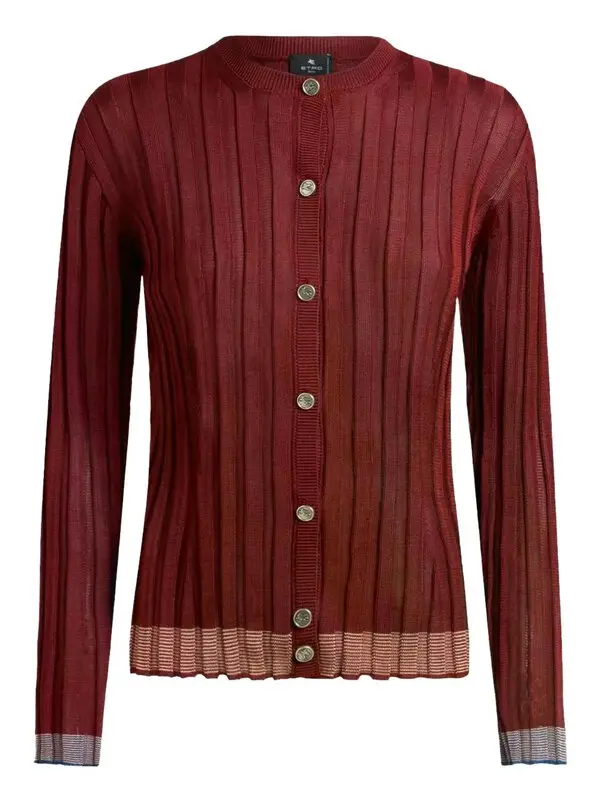 Etro Button-up Cardigan - Red