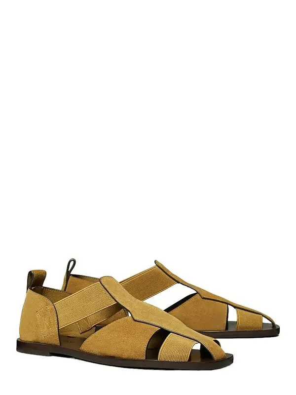 Tory Burch Fisherman Sandals - Deep Umber