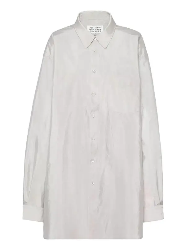 MAISON MARGIELA Long-sleeved Pocket Shirt - White