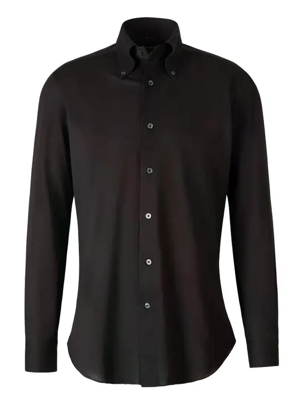 FRAY Button-fastening Shirt - Black