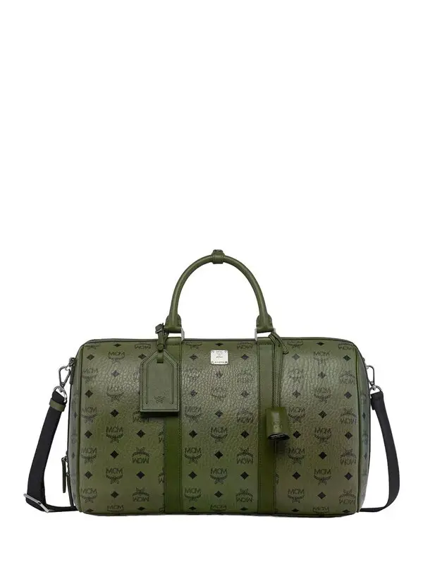 Mcm Ottomar Weekender Bag - Green