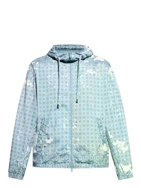 Amiri Paisley-print Hooded Sport Jacket - Blue
