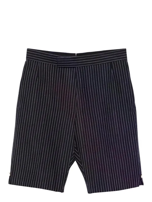 Thom Browne Pinstriped Shorts - Blue