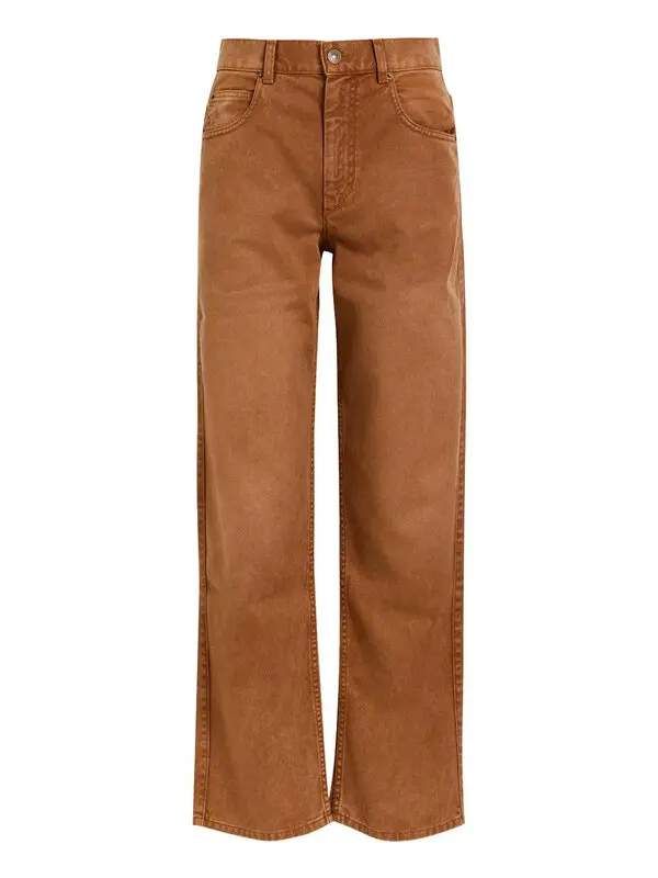 Isabel Marant Jenny Straight-leg Jeans - Orange Other