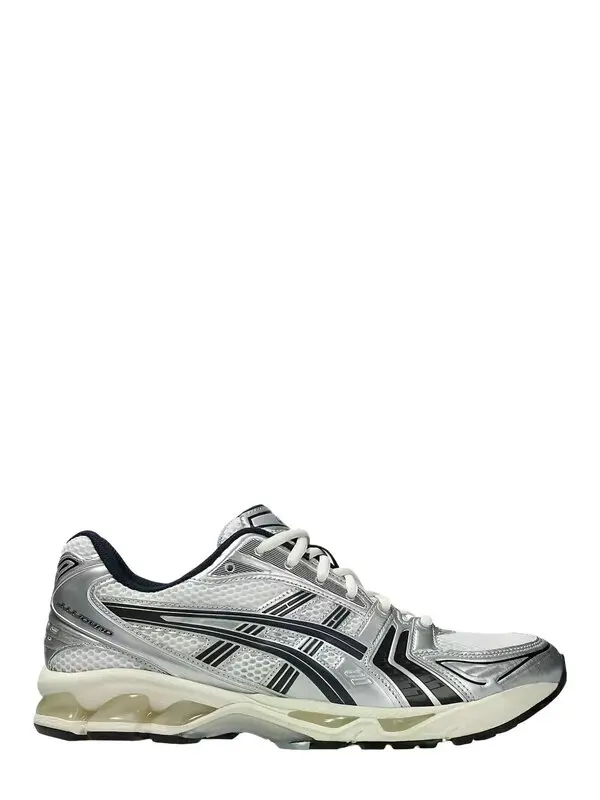 Asics Gel-kayano White/midnight Navy Sneakers - Silver