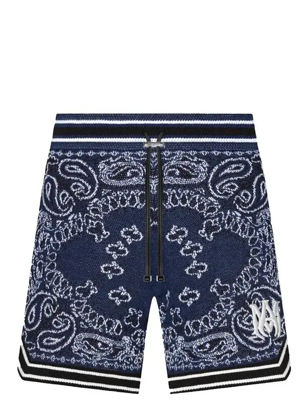 Amiri Bandana Print Shorts - Blue