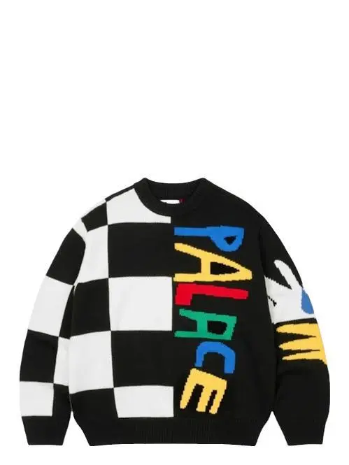 PALACE X Jcc+ Knit Crew - Black