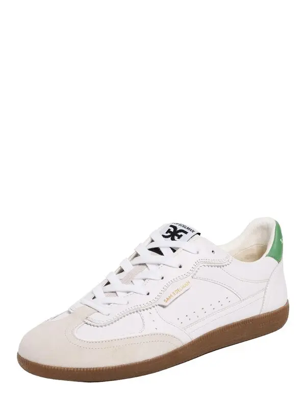 Sam Edelman Kallen Sneakers - Run White/green Garden