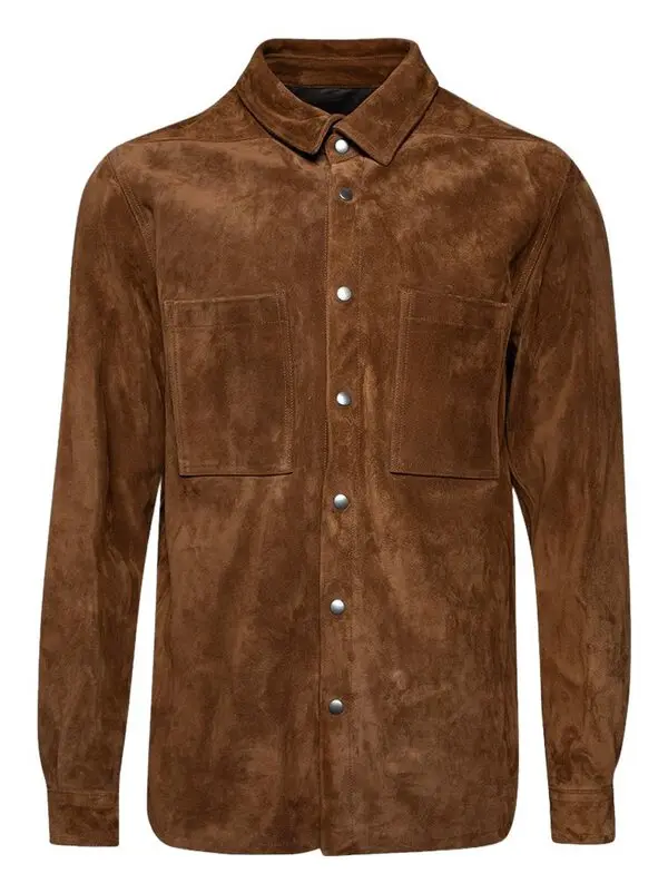 Rick Owens Outershirt Chestnut - Brown