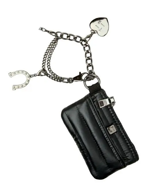 THINK ROYLN Lucky Charm Keychain - Pearl Black