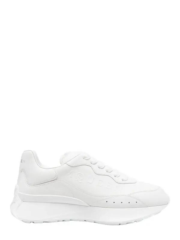 Alexander McQueen Leather Trainers - White