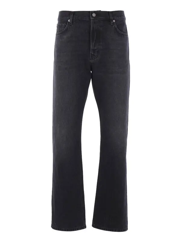 HAIKURE Cotton Denim Jeans - Mid Black