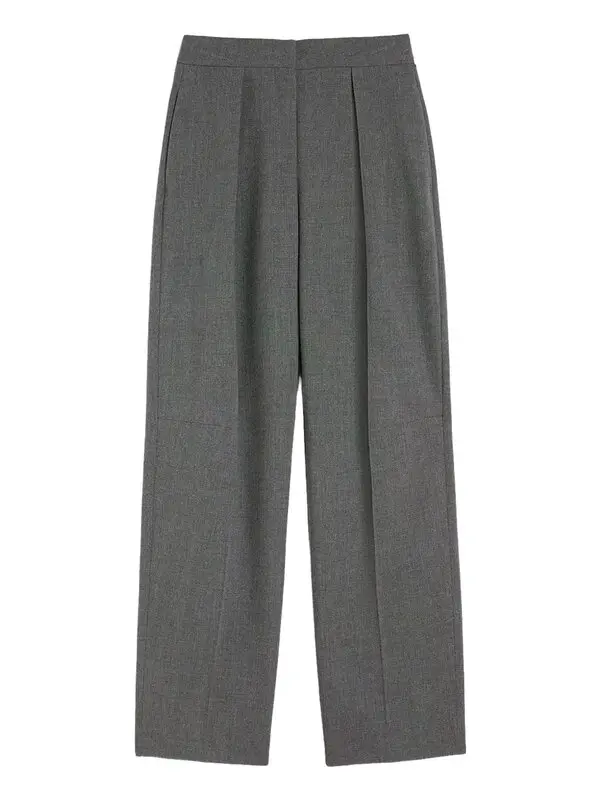 JIL SANDER Pleated Trousers - Grey