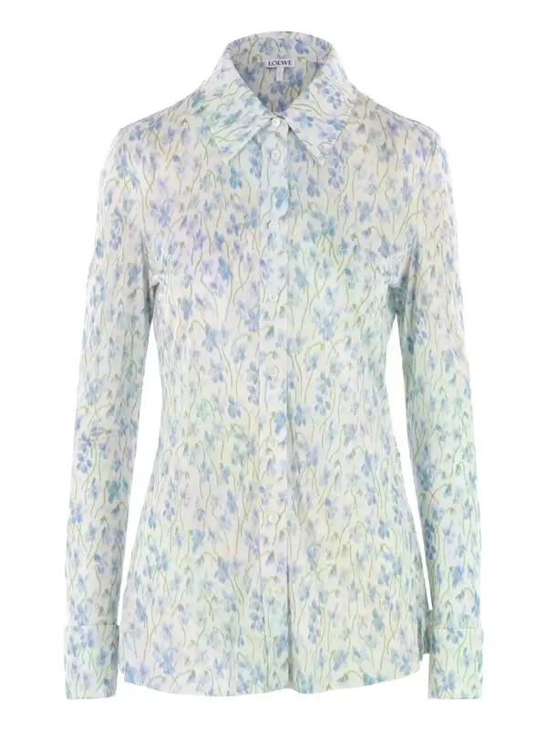Loewe Floral-print Shirt - White