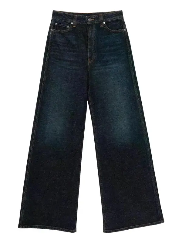 Khaite Dane Wide-leg Jeans - Blue