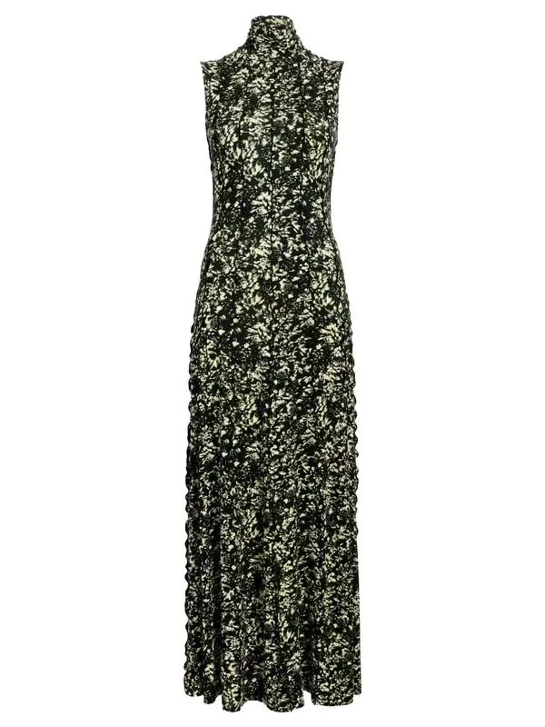 Proenza Schouler White Label Floral Maxi Dress - Black