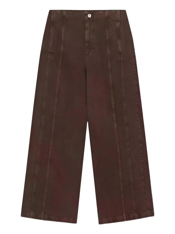 AERON Abe Wide Leg Pants - Brown