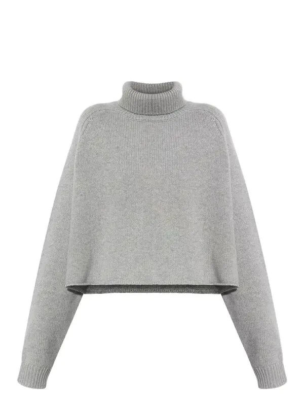 LISA YANG Turtleneck Cashmere Sweater - Grey