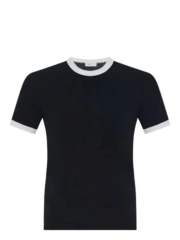 Rosetta Getty Rib-trim T-shirt - Black