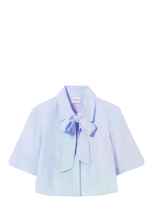 Claudie Pierlot Puff-sleeve Shirt - Blue