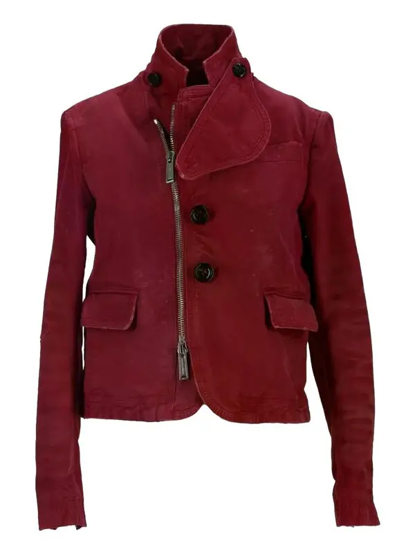 Dsquared2 Zip-fastening Button Jacket - Red