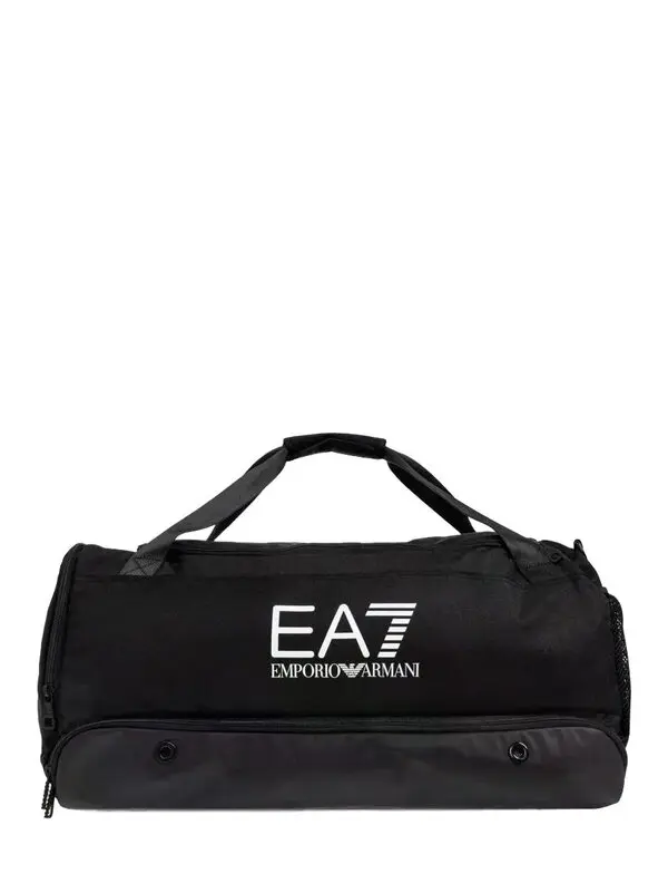 Emporio Armani Logo Duffle Bag - Black