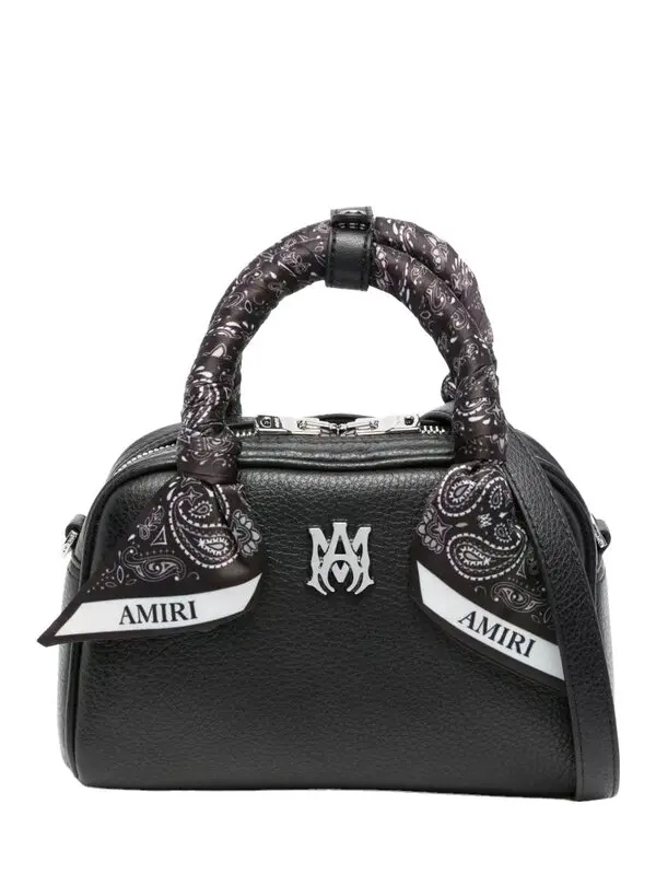 Amiri Top-handle Bowling Bag - Black
