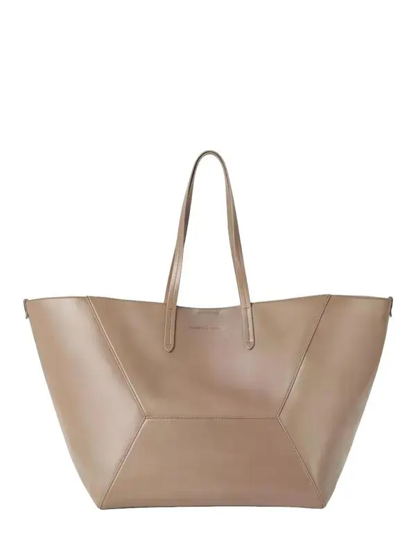 Brunello Cucinelli Calfskin Tote Bag - Neutrals