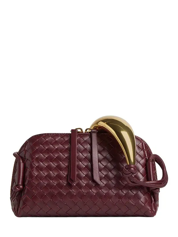 BOTTEGA  VENETA Bottega Veneta Concert Pouch With Handle - Barolo