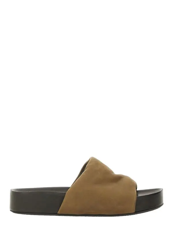 UMA WANG Flat Sandal - Tobacco