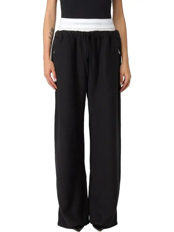 Alexander Wang Wide Leg Pants - Black