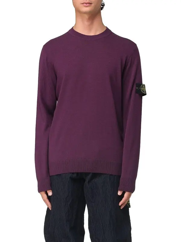 Stone Island Sweater - Burgundy