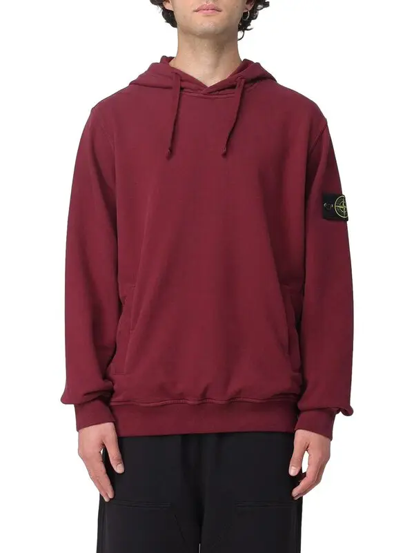 Stone Island Sweatshirt - Burgundy