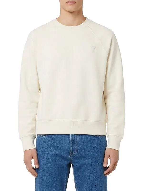 Ami Crewneck Sweatshirt - Yellow Cream