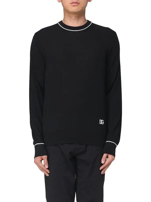 Dolce & Gabbana Crew Neck Sweater - Black