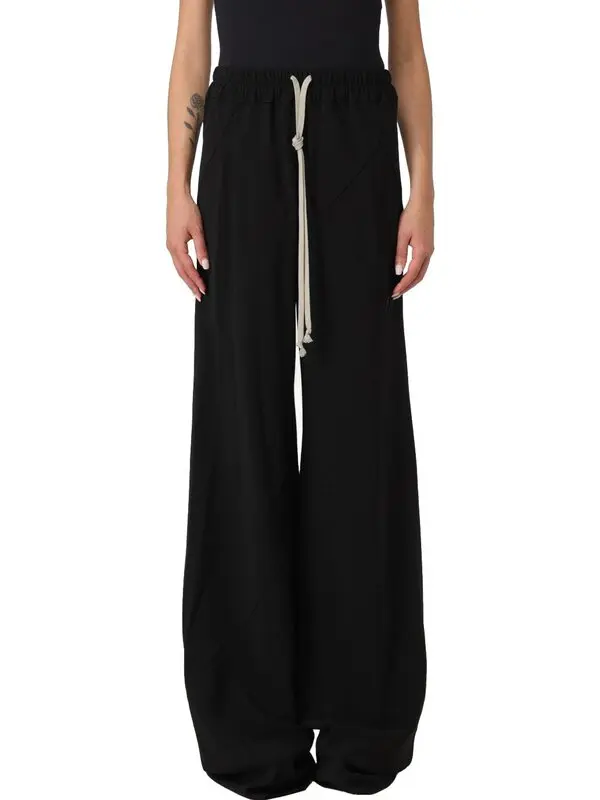 Rick Owens Wide Leg Pants - Black
