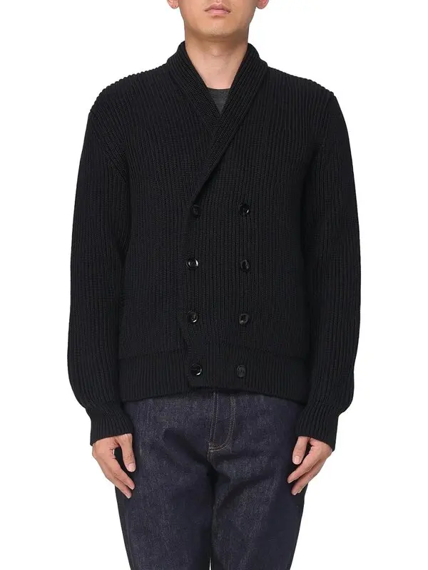 TOM FORD Shawl Collar Sweater - Black