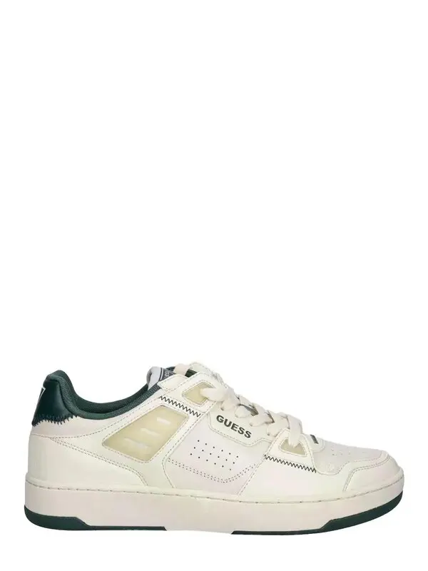 Guess Vincent Leather Sneakers - White