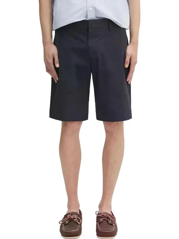 Paul Smith Cotton Bermuda Shorts - Blue