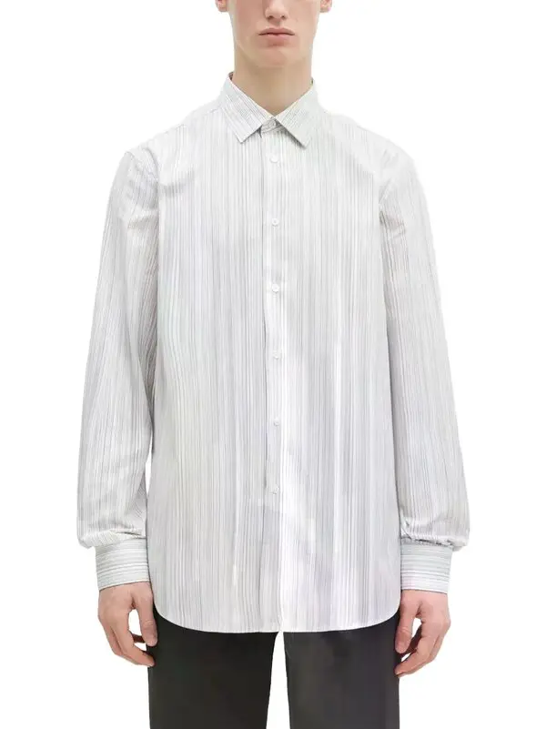 Paul Smith Pinstripe Long-sleeve Shirt - White