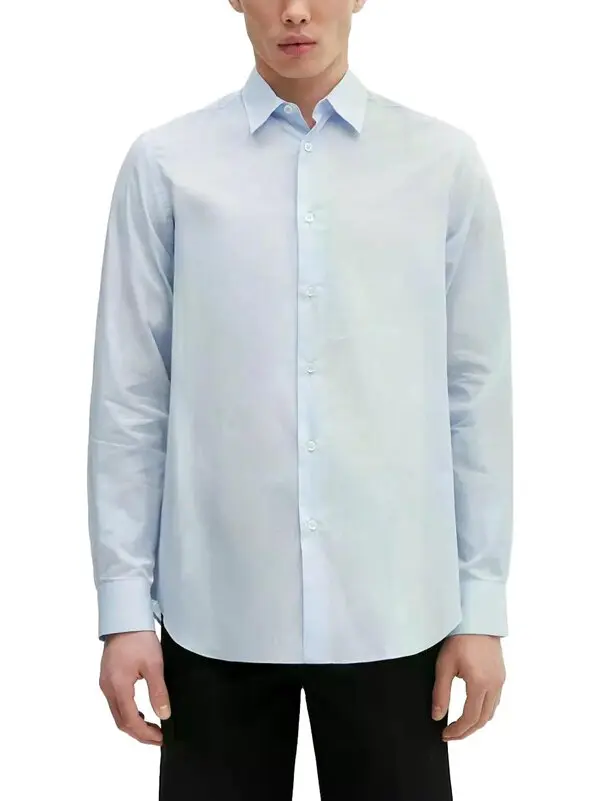 Paul Smith Long-sleeved Button-down Shirt - Blue